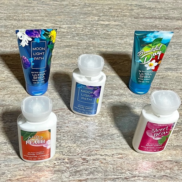 Bath & Body Works | Bath & Body | Nwt 5piece Bath Body Works Mini Lotion Set | Poshmark